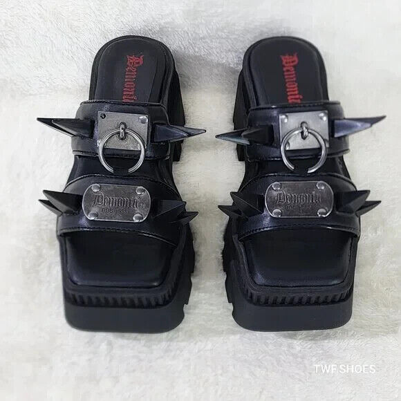 Wrath Claw Spiked Platform Goth Sandals Demonia | Totally Wicked Footwear